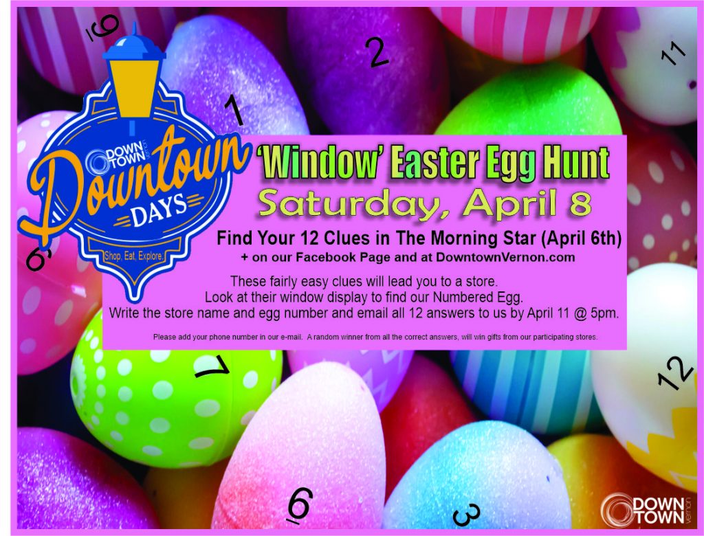 Downtown Days returns Apr. 8 w/ Free Parking, Specials, Music & The Window Easter Egg Hunt ...